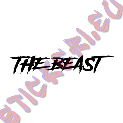Стикер за кола The Beast / Звяр - Висококачествени стикери